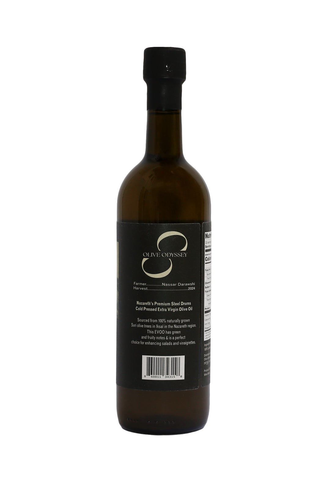 Nazareth Suri Olive Oil – Extra Virgin, Cold-Pressed (750ml) | Olive ...